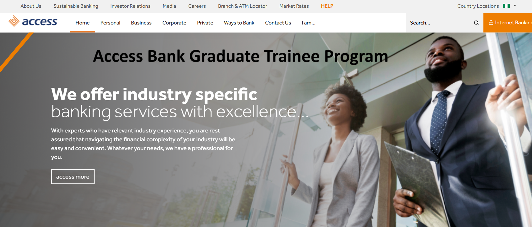 Access Bank Graduate Trainee Program 2025 - learnerdite.com