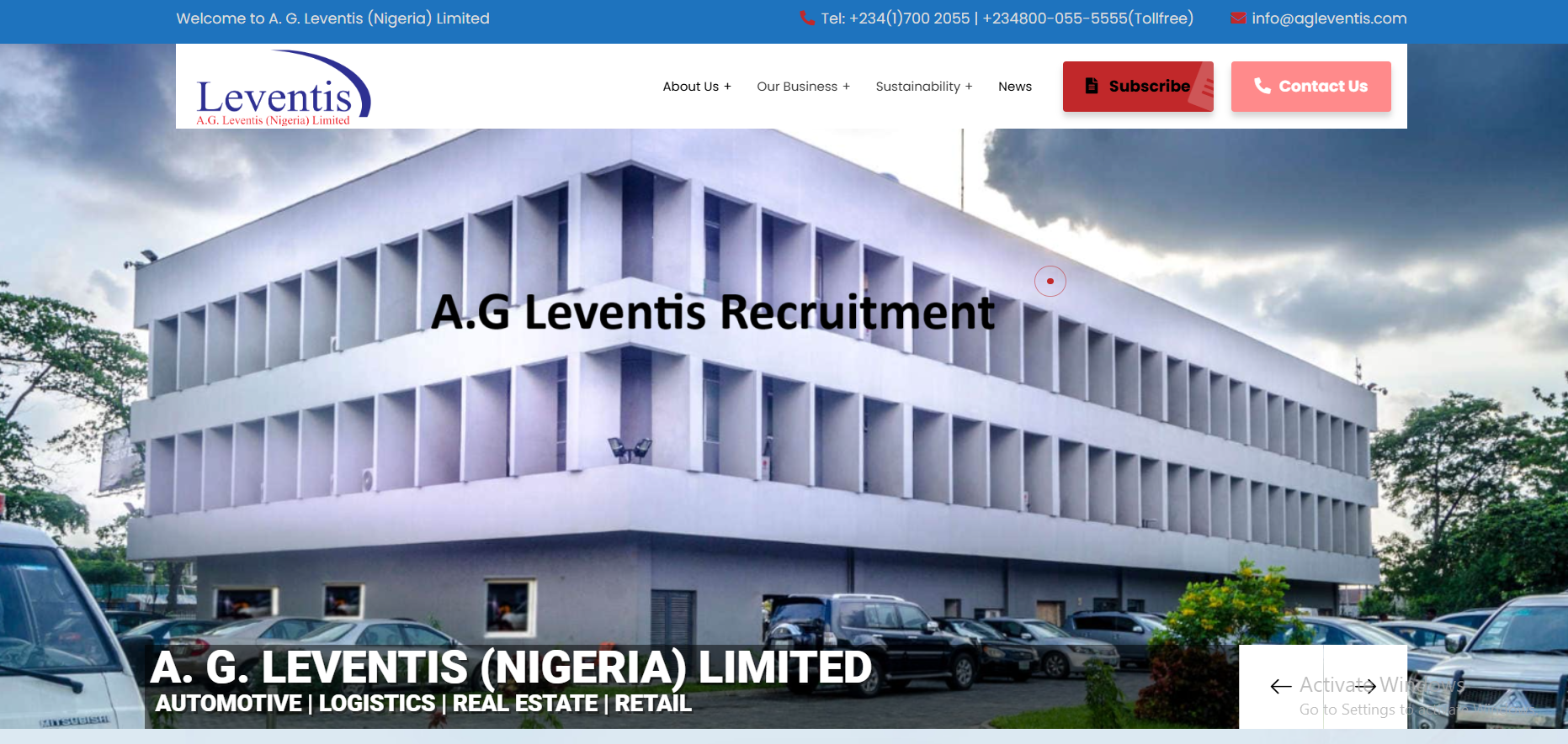 A.G Leventis Recruitment- NEW - Get Jobs in Nigeria