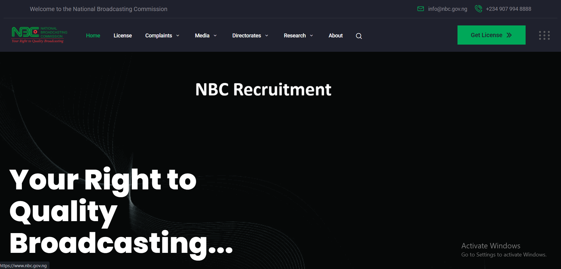 National Broadcasting Commission (NBC) Recruitment 2025/2026 APPLY NOW ...
